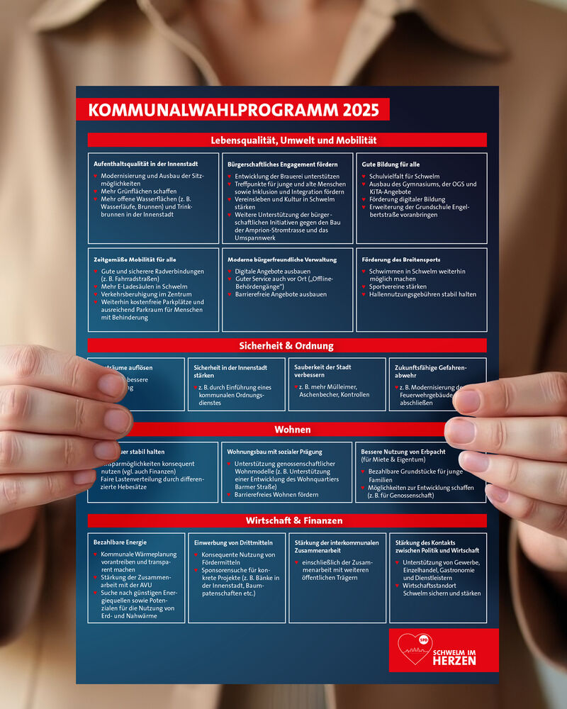 Kommunalwahl 2025 - SPD Schwelm