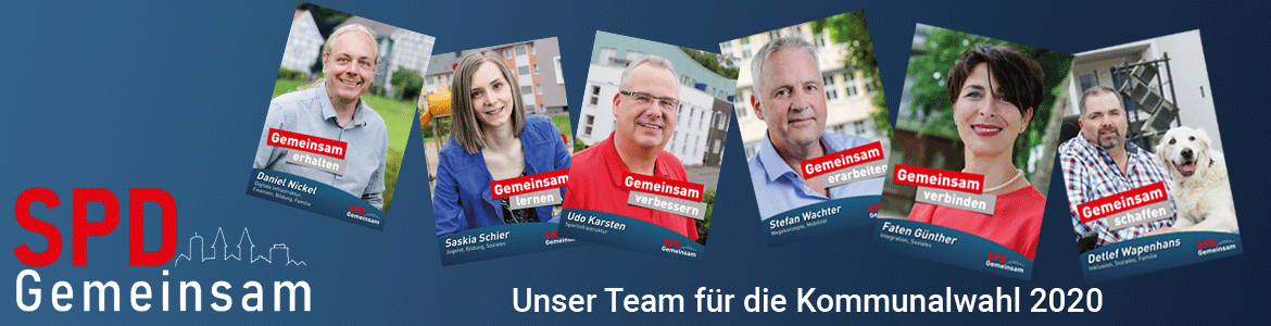 Unser Team für die Kommunal- und Bürgermeisterwahl 2020 - SPD Schwelm